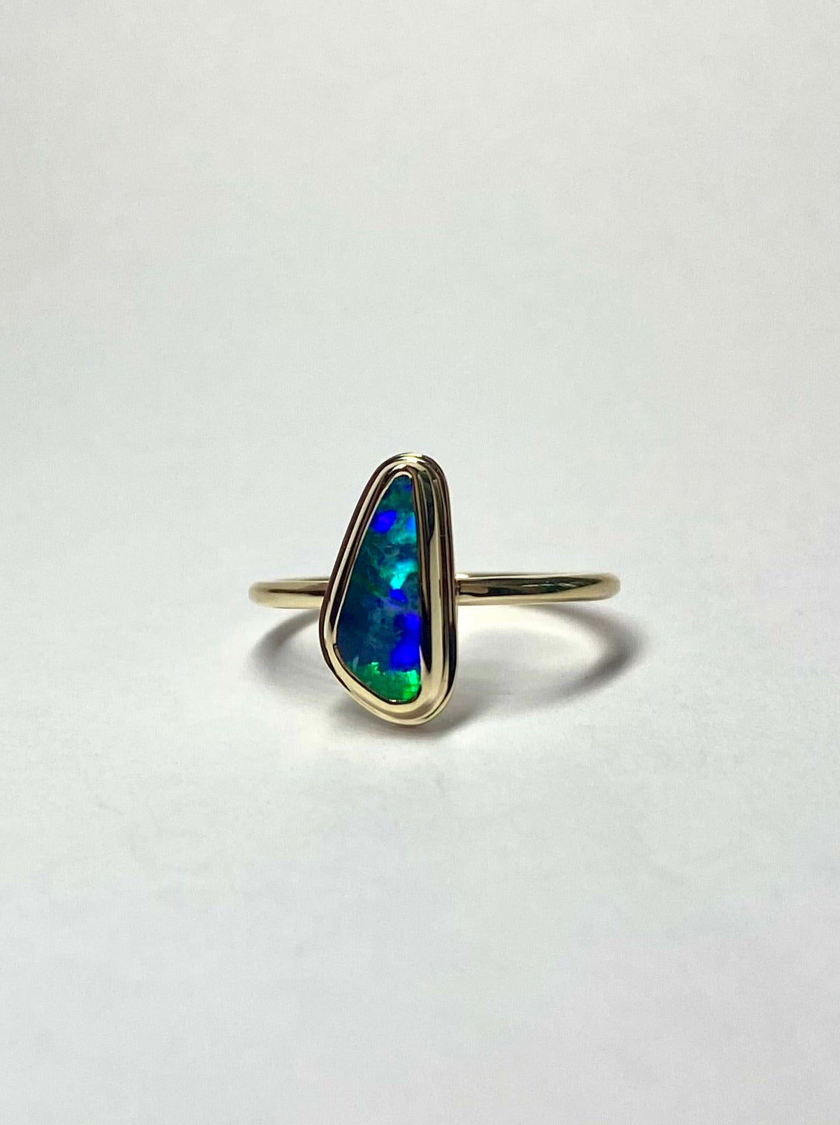 Electric Shock Opal Ring – Custom Jewellery Co